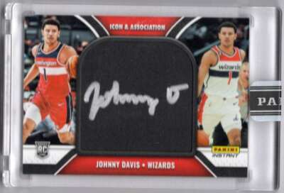JOHNNY DAVIS RC AUTO 1/1 2022-23 Panini Instant Icon & Association Auto ...