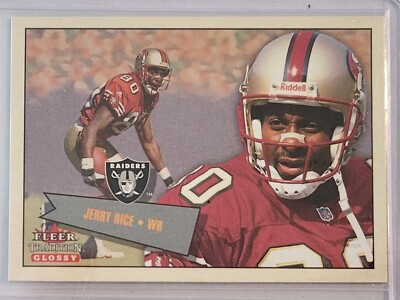 2001 Fleer Tradition Glossy #269 Jerry Rice Oakland Raiders Football ...
