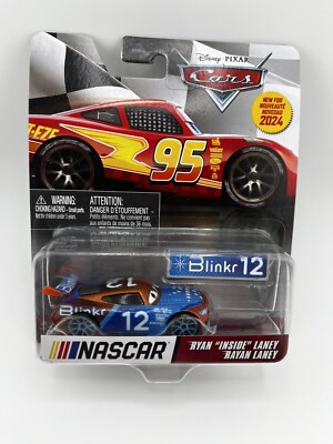 2024 Disney Pixar Cars RYAN “INSIDE” LANEY #12 NASCAR Metal Series | eBay