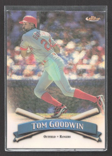1998 Finest Tom Goodwin Refractor #8 Texas Rangers | eBay