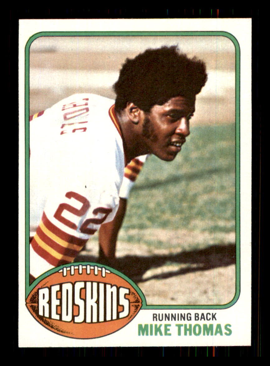 1976 Football Topps Mike Thomas Washington Redskins #429 RC2 | eBay