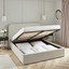 Dusk Ascot Natural Linen Look Fabric Double Ottoman Storage Bed RRP £ ...