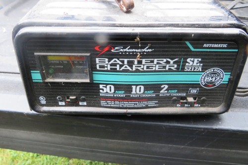 Schumacher SE-5212A Automatic Battery Charger 12V 2/10/50 Amp Engine ...
