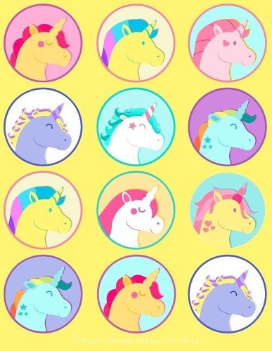 Fat Dog Journals Unicorn Sticker Album For Girls (Tascabile) More Kool ...