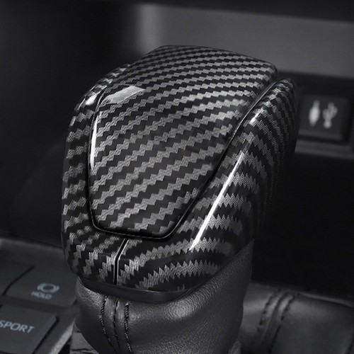 ABS Gear Shift Knob Cover Carbon Fiber Texture for Toyota RAV4 Model ...