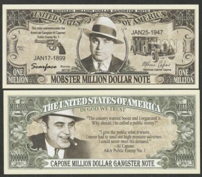 Lot of 500 Bills -Al Capone Mobster Million Dollar Gangster Note | eBay