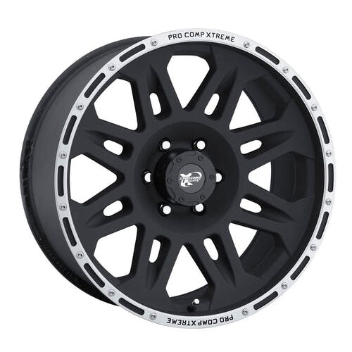 PRO COMP WHEEL Series 05 Torq 17X9 5X127 ET-6 Flat Black / Machined ...