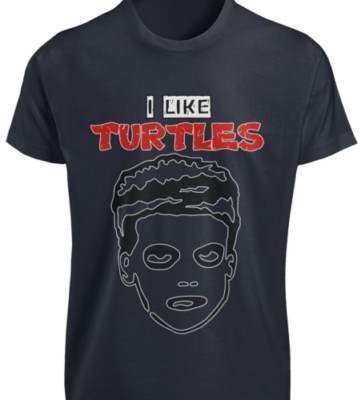 I Like Turtles Zombie Kid Meme T-SHIRT S-3XL Retro Funny Pet GIF Joke ...