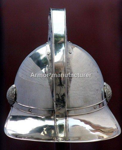 Brass Finish Antique Style Fire Man Fire Fighter Fire Chief Helmet ...