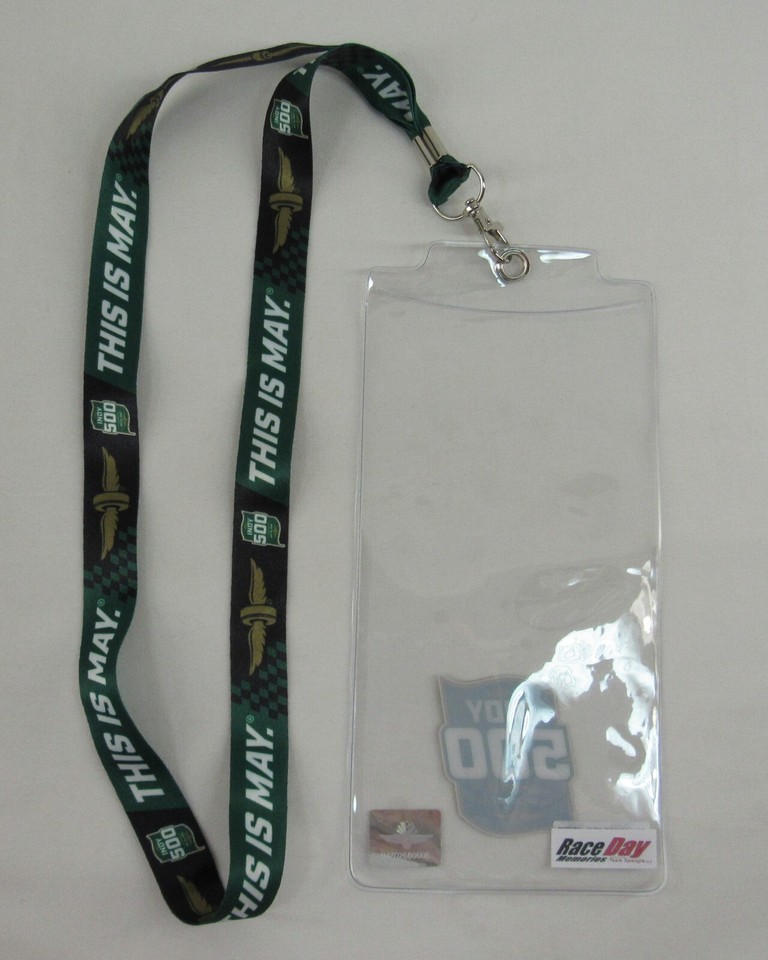 2025 Indy 500 Event Lanyard & Ticket Credential Holder 109TH Running | eBay