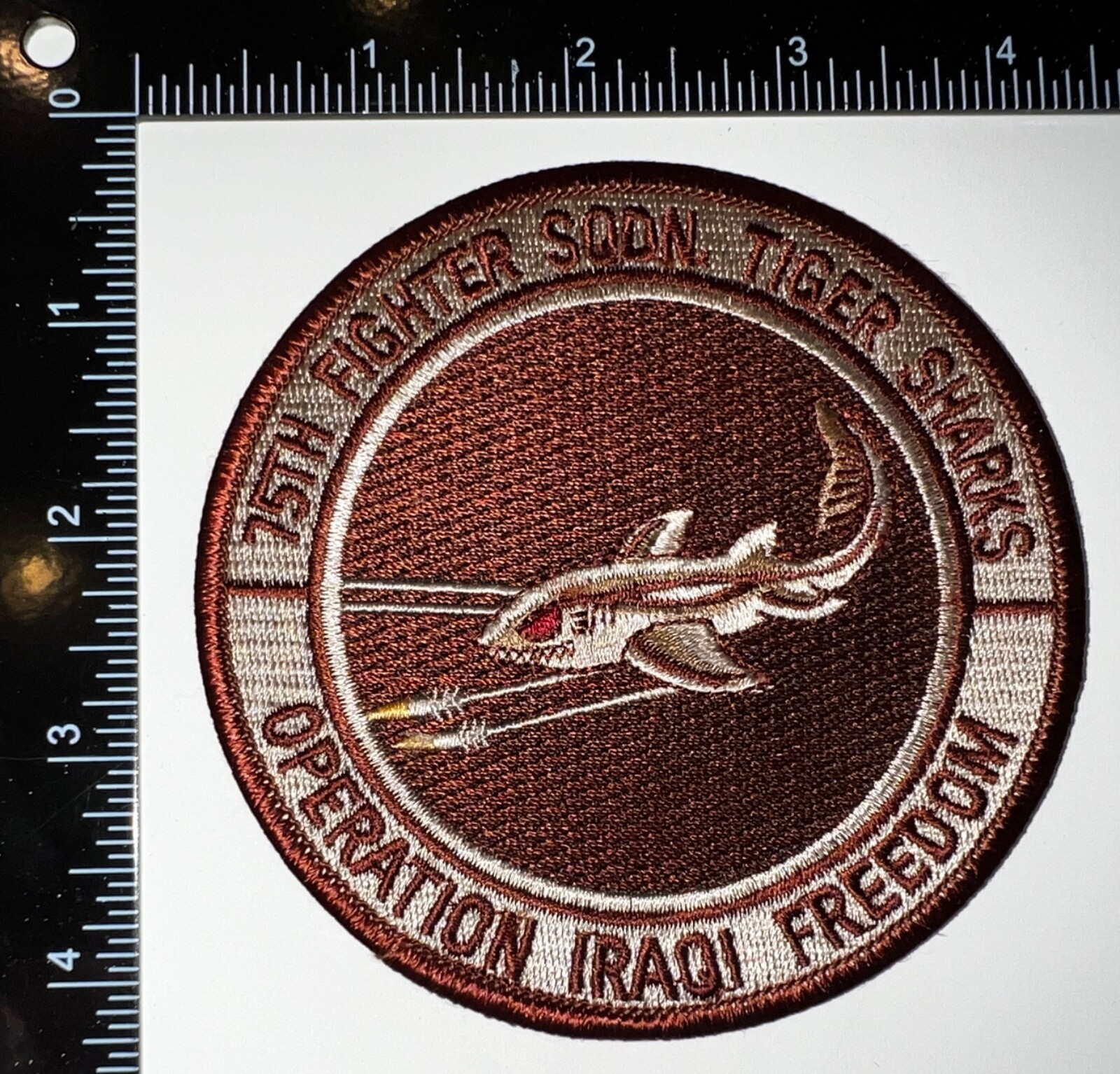 OIF Iraq USAF 75th Fighter Squadron Tiger Sharks A-10 Hog Driver Desert ...