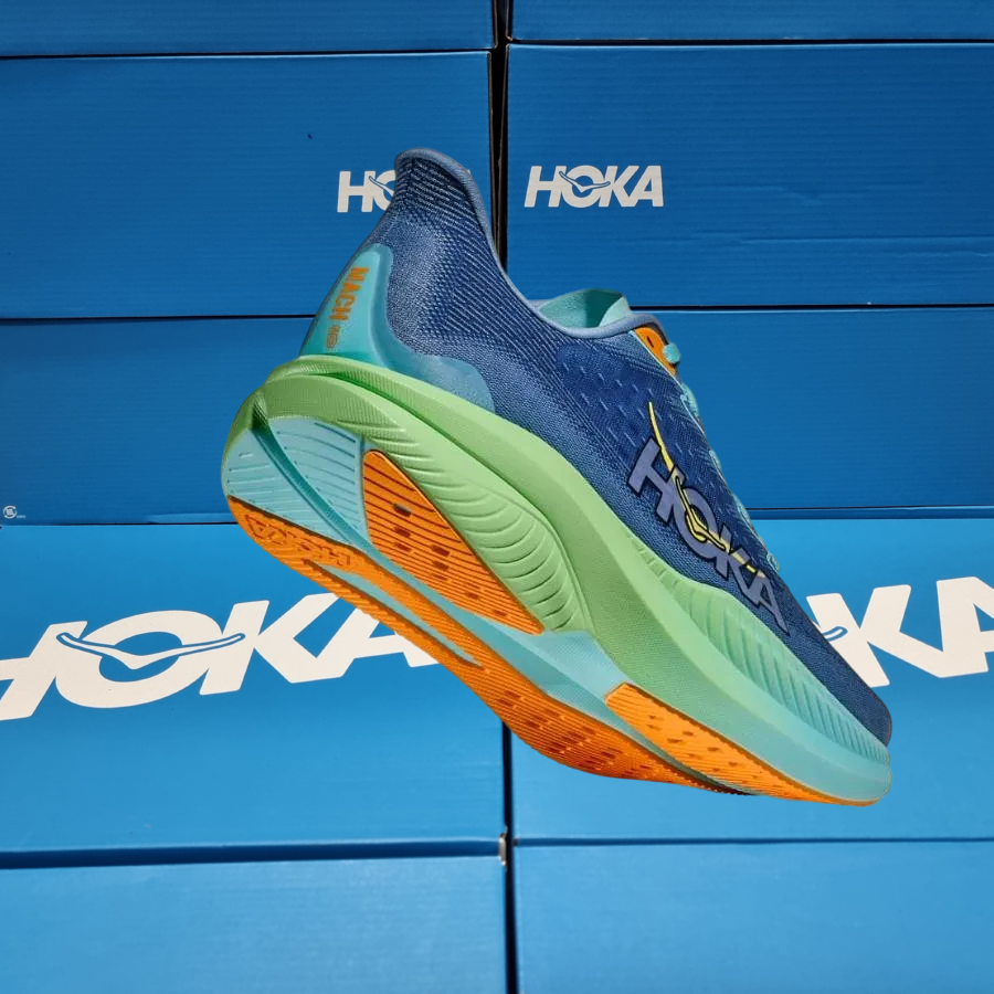 NEW Hoka One One 1147833/DDW MACH 6 WIDE (2E) DUSK/SHADOW Men's Running ...