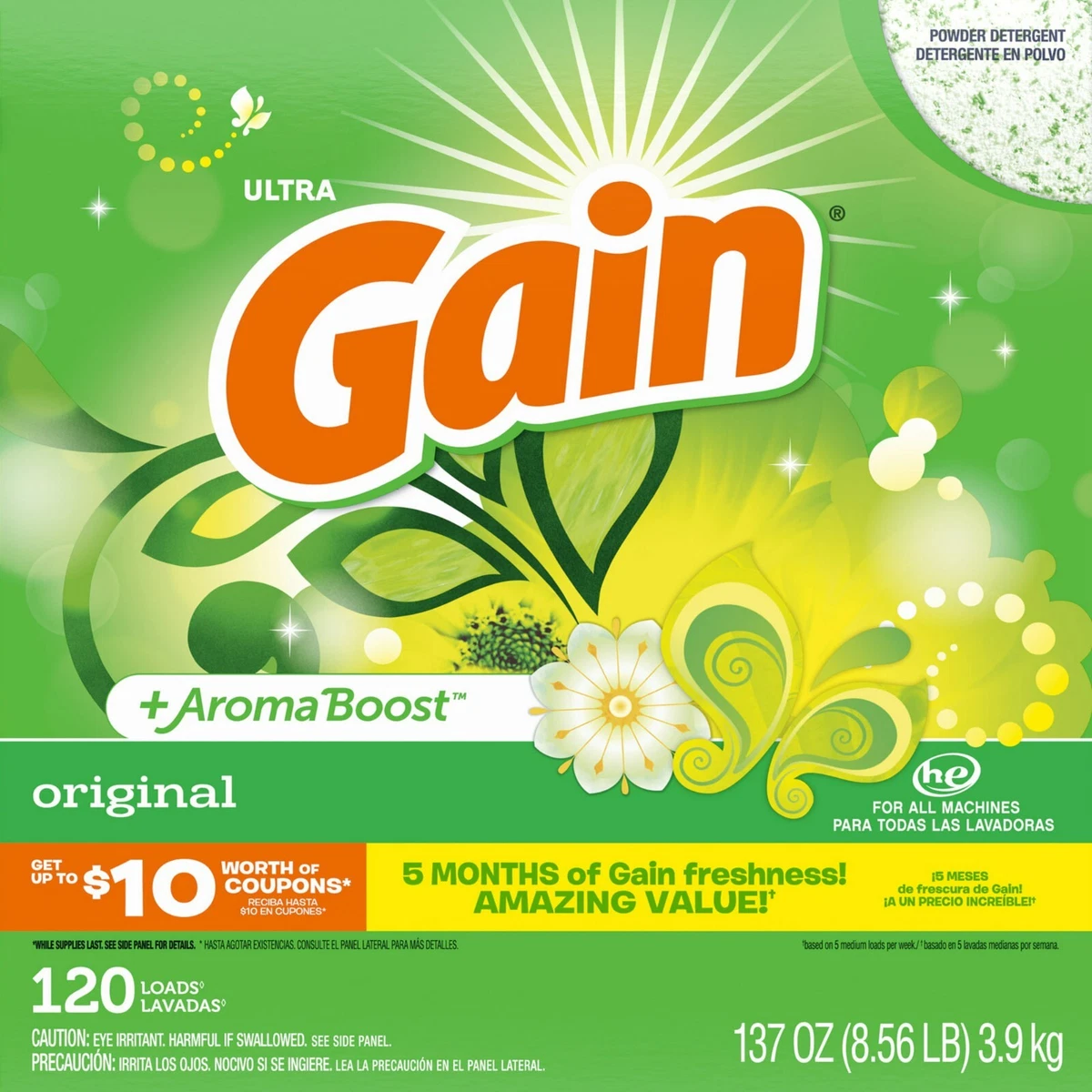 Gain Laundry Detergent Powder
