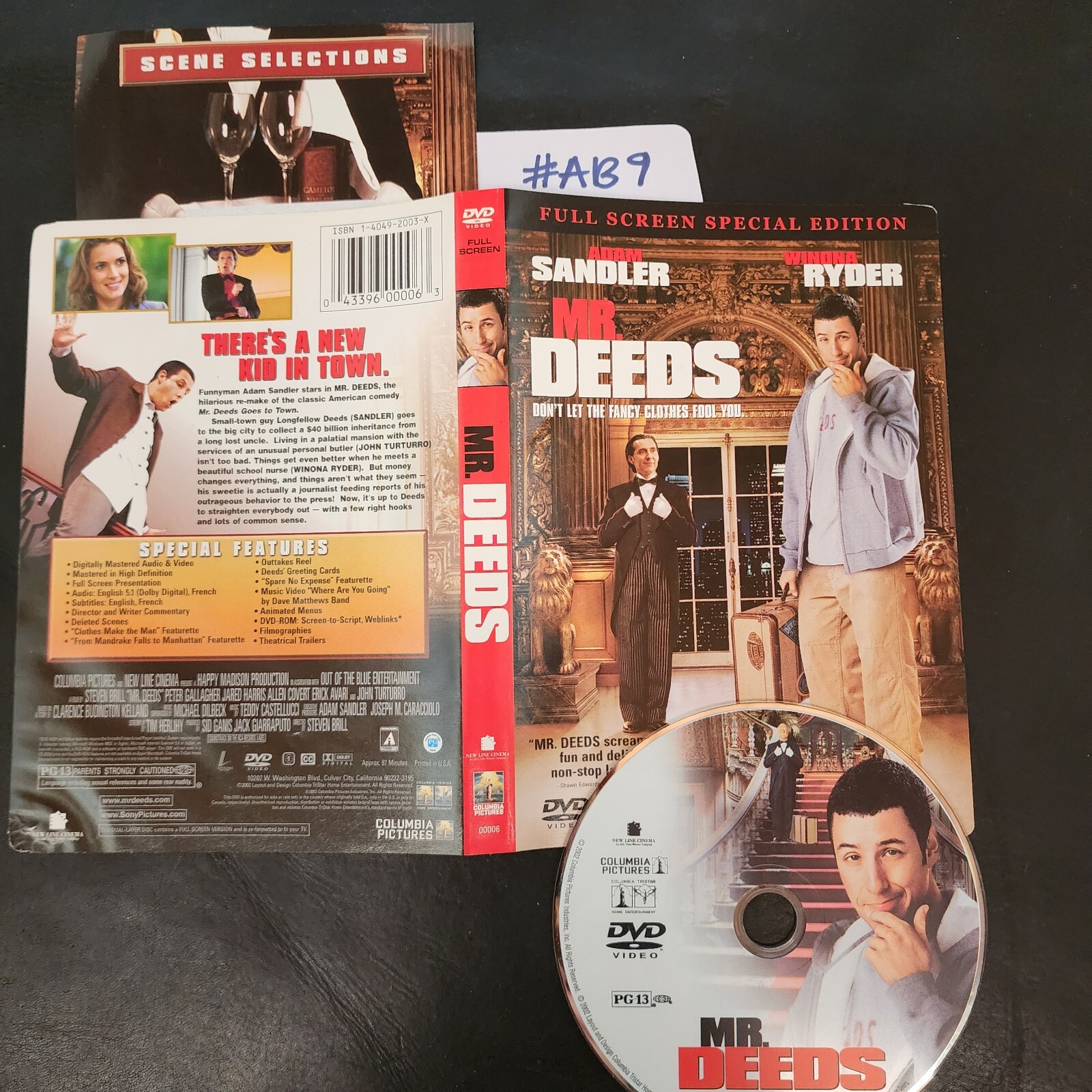 Mr. Deeds (DVD, 2002, No Case 43396000063 | eBay