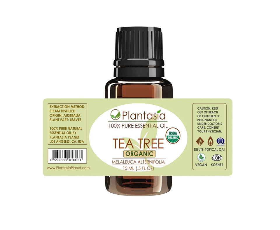 Tea Tree Organic Essential Oil 100% Pure Natural Therapeutic Australia ...
