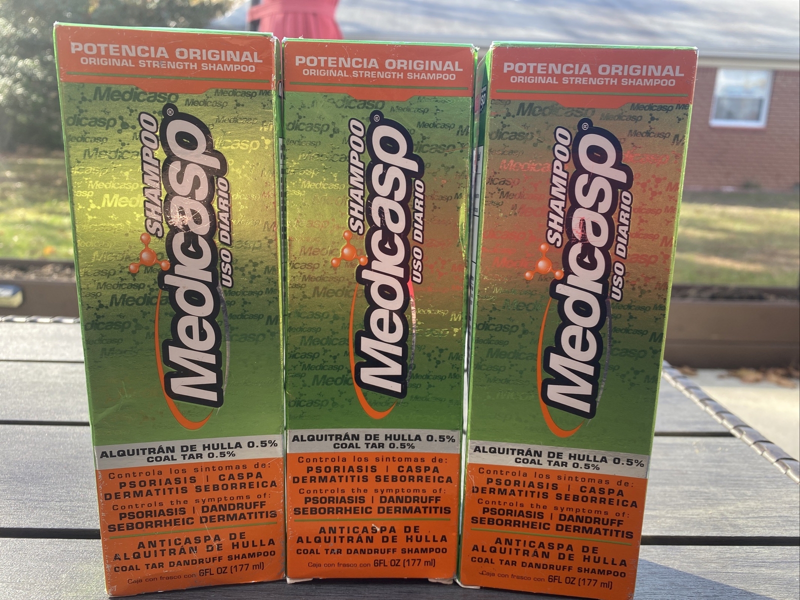 Medicasp Coal Tar Dandruff Shampoo - Total 18oz | Exp 08/2024 Lot Of 3 ...