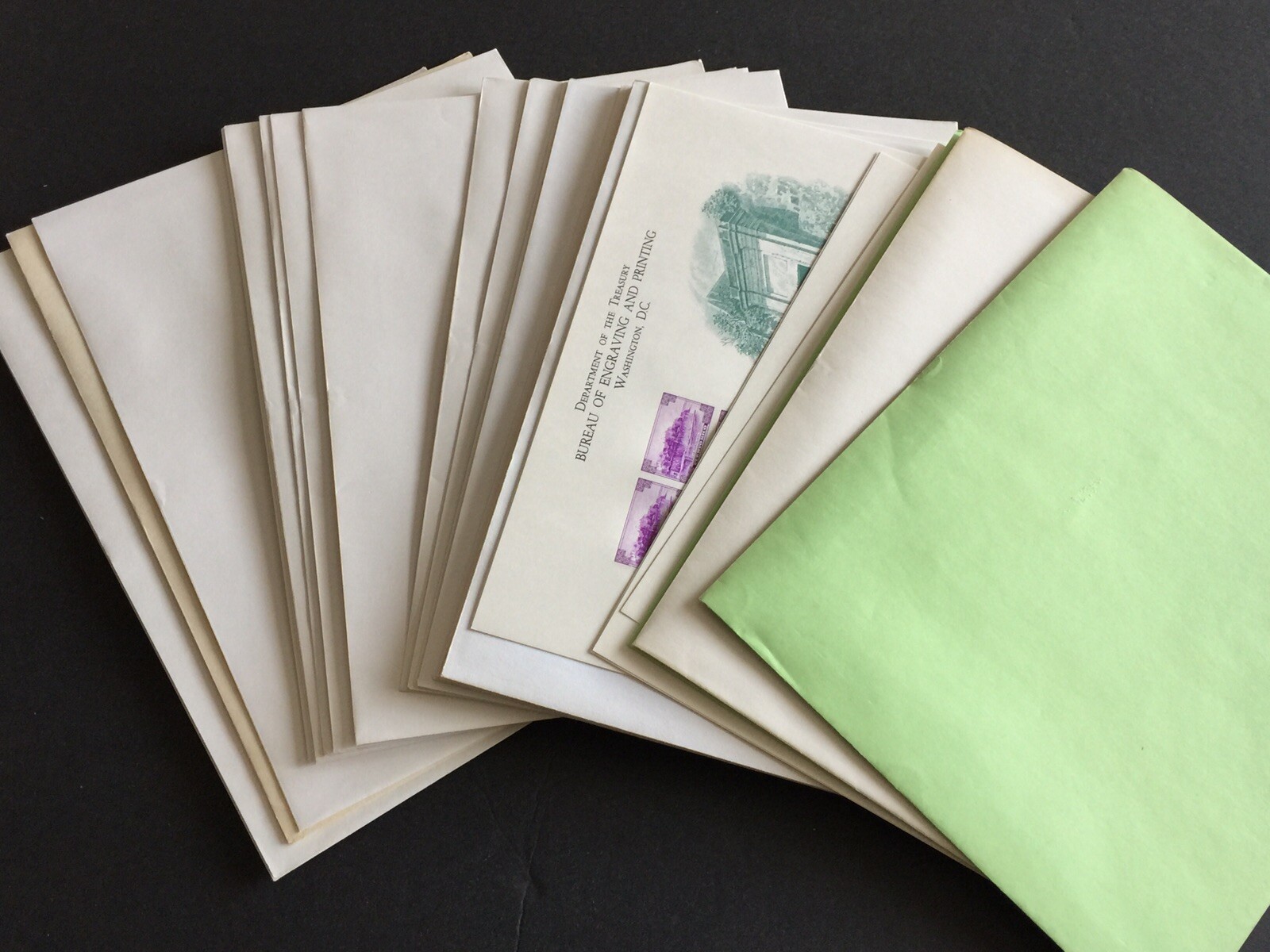 US STAMPS Lot of (29) Various Treasury Dept. Bureau of Engraving ...