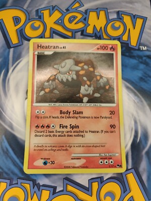 Heatran 1/17 - POP Series 8 - Holo Pokemon Card - LP Condition | eBay