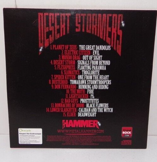 Metal Hammer Magazine -Desert Stormers - Various Artists - Used CD | eBay