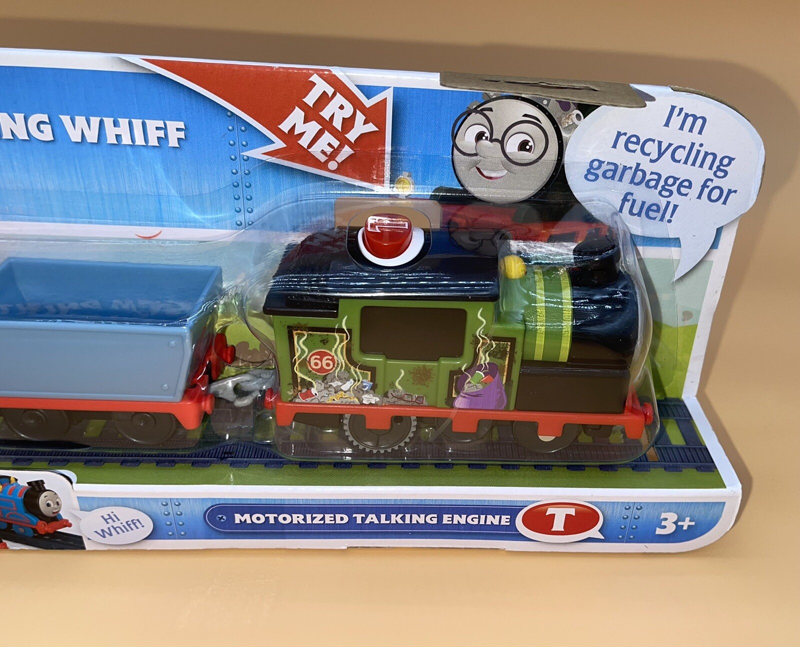 Fisher-Price Thomas and Friends Talking Whiff Motorized Engine Train ...