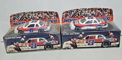 2X NEW 1991 SNICKERS #8 RICK WILSON NASCAR RACE CAR WITH SNICKERS BARS ...