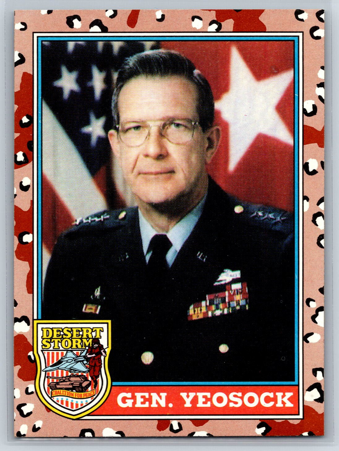 1991 Topps Desert Storm Victory Series General Yeosock #161 | eBay