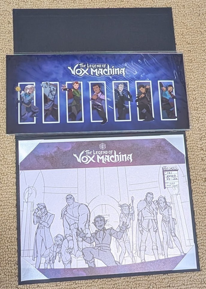 The Legend Of Vox Machina Kickstarter Art Print and Character Stickers ...