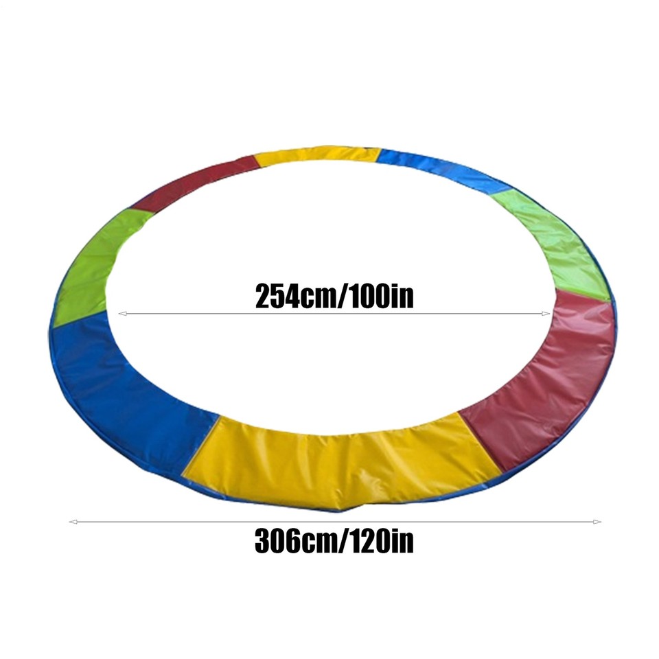 Trampoline Pad Replacement 10 8 6 Foot, Safety Spring Cover Round Frame ...