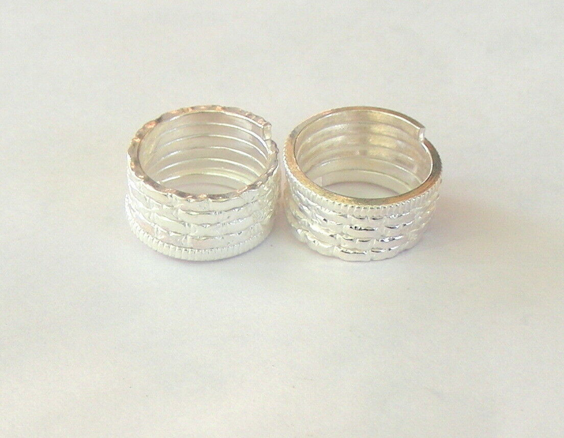 Handmade 925 Sterling Silver Toe Ring Pair Indian Bichiya Pair ...