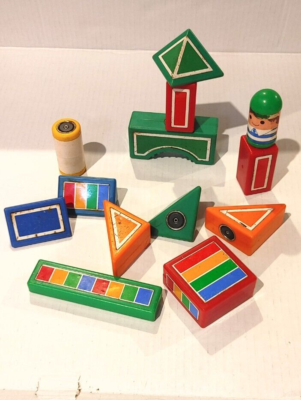 Vintage Building Blocks Vintage Plastic Building Blocks Set Best