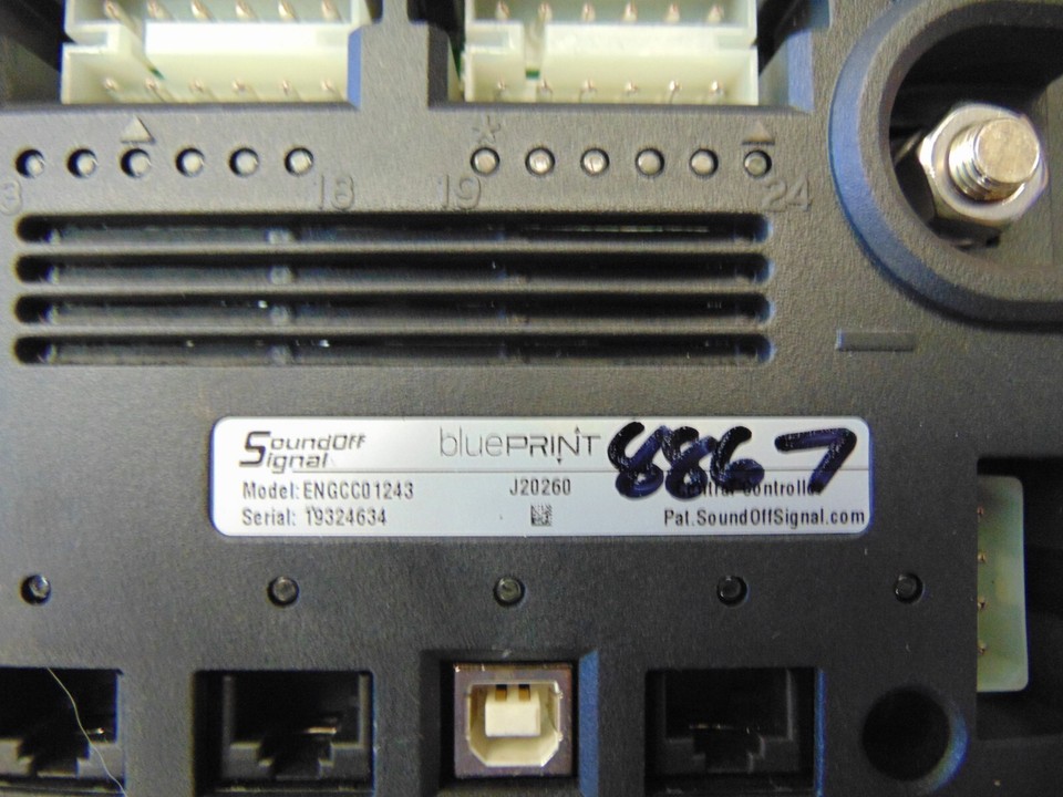 SOUND OFF SOUNDOFF SIGNAL BLUEPRINT MODEL ENGC01243 CENTRAL CONTROLLER ...