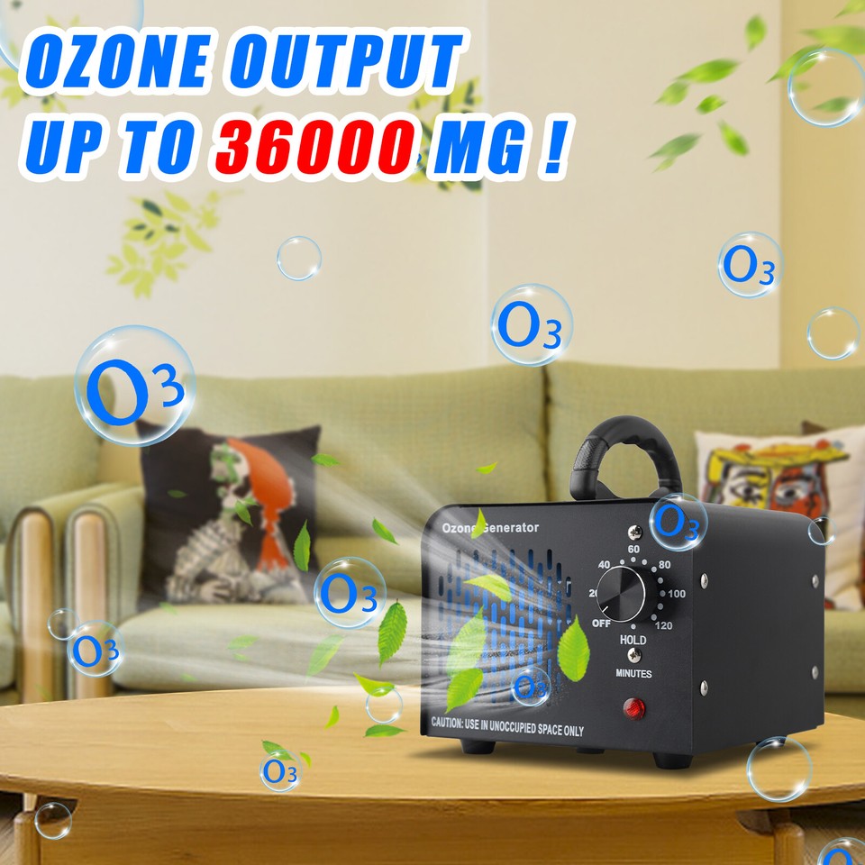 Commercial Ozone Generator Machine Industrial Pro Air Purifier Ionizer ...