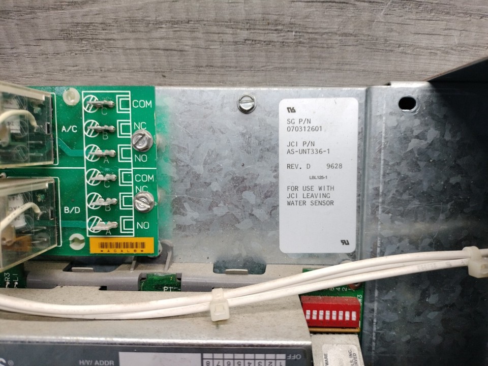 JOHNSON CONTROL METASYS RECIPROCATING CHILLER CONTROL 070312601 | eBay