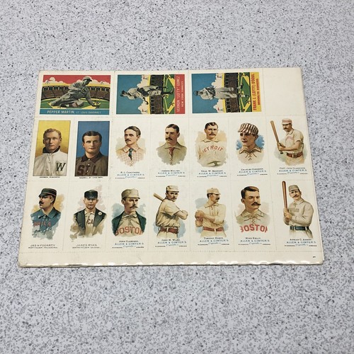 Dover Reprints 8 Pages In Total Baseball Cards Vintage READ Description ...