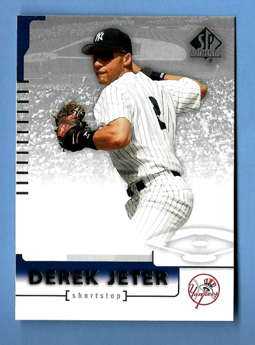 DEREK JETER 2004 SP AUTHENTIC BASEBALL !!! CARD #5 HOF YANKEES | eBay
