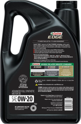 Castrol Edge Ow 20 Advanced Full Synthetic Motor Oil - Infoupdate.org