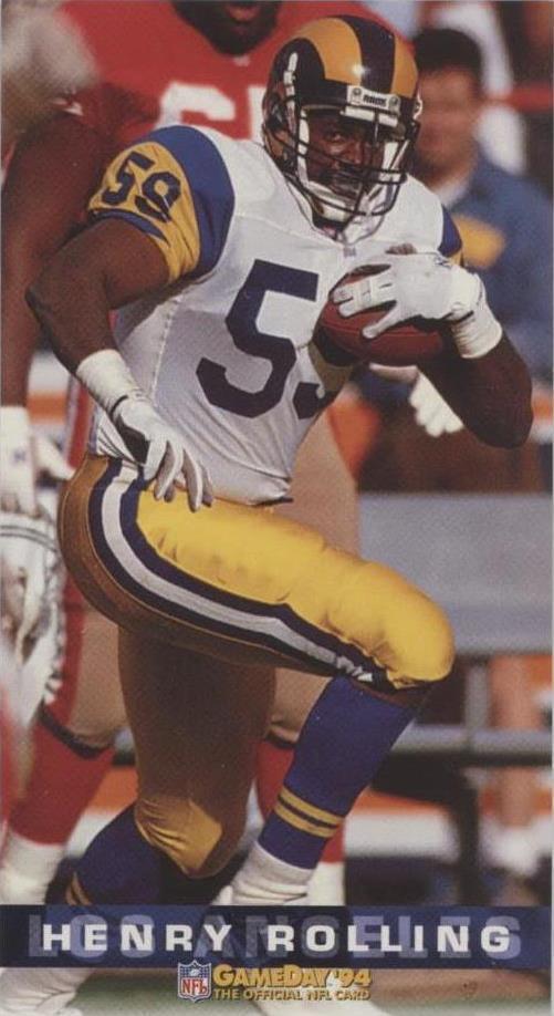 1994 Fleer GameDay - Henry Rolling #225 for sale online | eBay