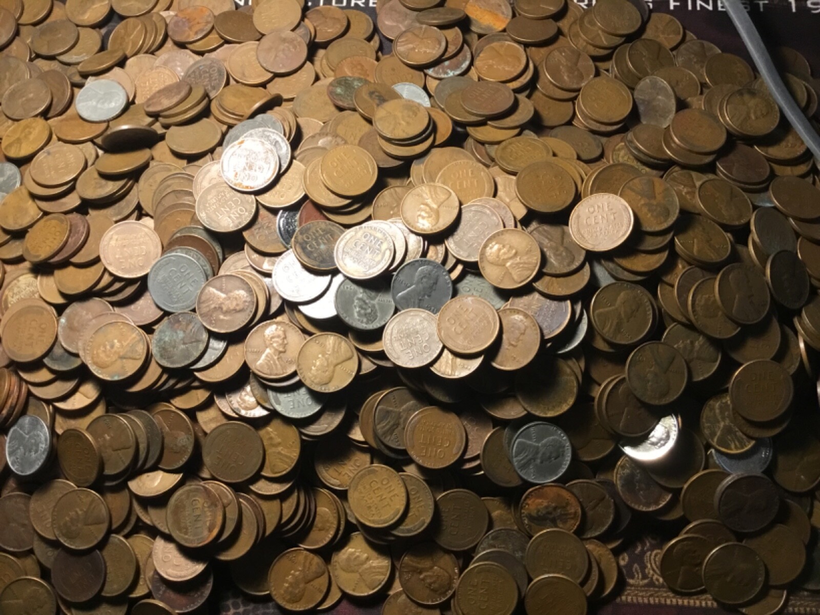 (2200+) Wheat Cents US Lincoln Penny Bulk Coin Lot Teens to 50’s 44 ...