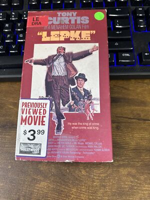 Lepke RARE 1974 VHS mobsters mafia Depression Milton Berle Tony Curtis ...