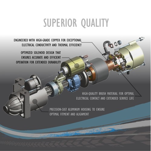 New Starter For Mahindra Ag. and Id. 6530 08-12 26M251 005558084R91 ...