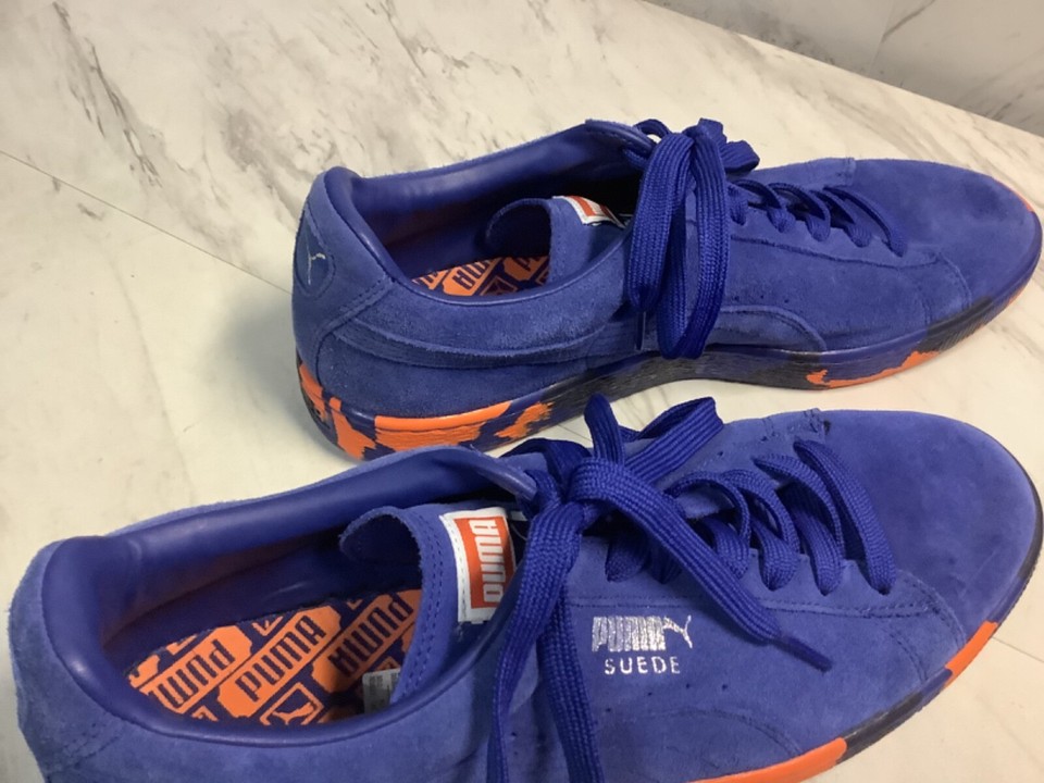 Puma Mens Suede Classic 35604105 Blue Orange ,SU -Running Shoes ...