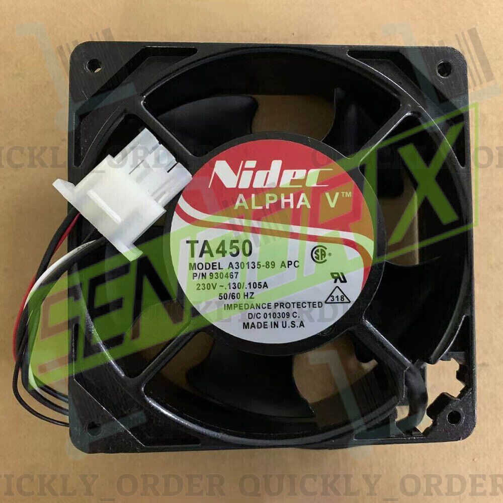 1PCS NIDEC Fan TA450 A30135-89 930467 AC 230V 12038 12CM 5 PIN~ | eBay
