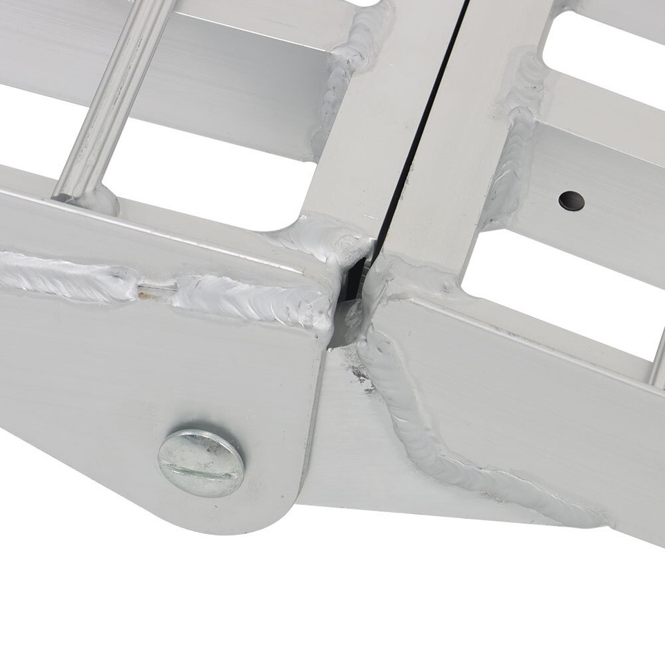 1500lb Motorcycle 3-Piece Ramp Aluminum 10' Folding Arched Folding ...