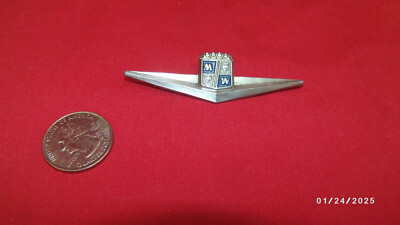 Vintage Montgomery Ward Metal Badge Emblem Sign MW M W | eBay