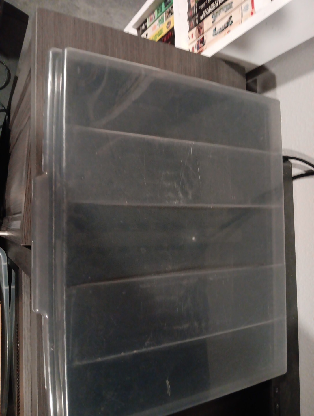 VHS Tape Plastic Storage Box Case With Lid Vintage Alpha | eBay