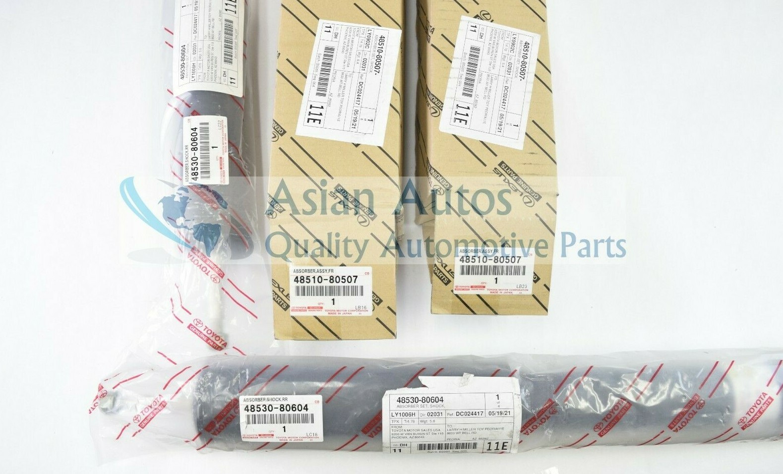 Genuine Toyota 4Runner 2010-2020 Suspension Rear Shocks and Front ...