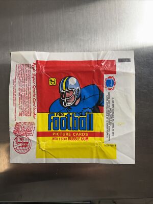 1978 Topps Football Card Wrapper Empty | eBay