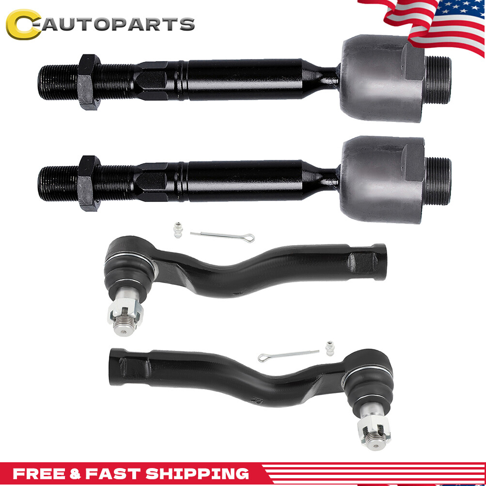 Front Inner & Outer Tie Rod Ends Suspension For 2007-2019 TOYOTA ...