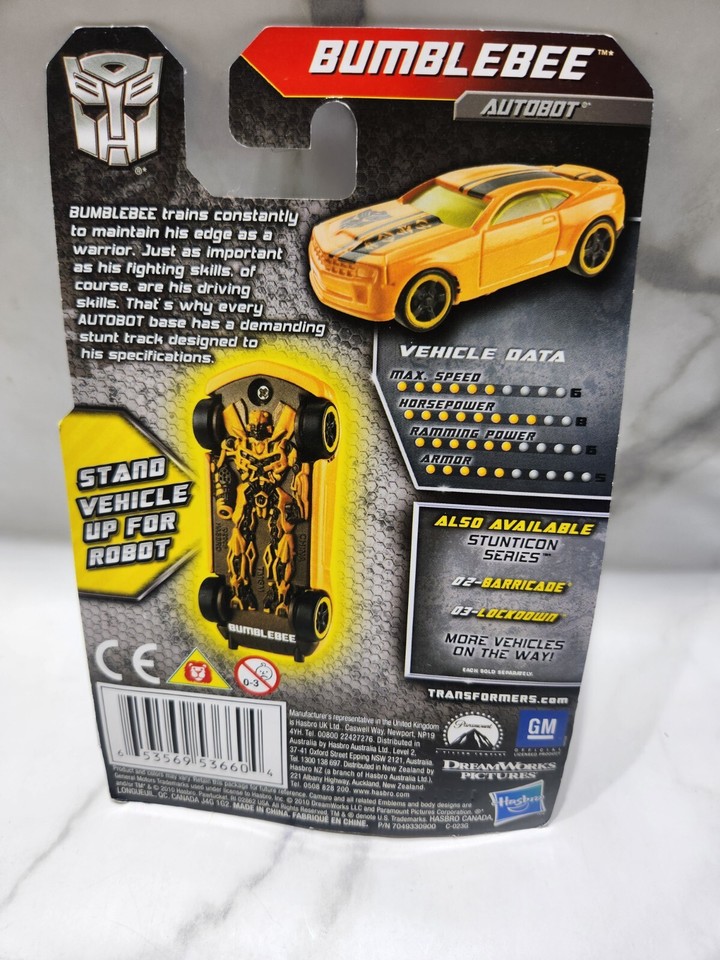 Hasbro Diecast Speed Stars Transformers Bumblebee Car Stunticon Series ...