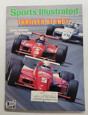 Danny Sullivan Signed Sports Illustrated Magazine Indy Racing 6/3/85 ...